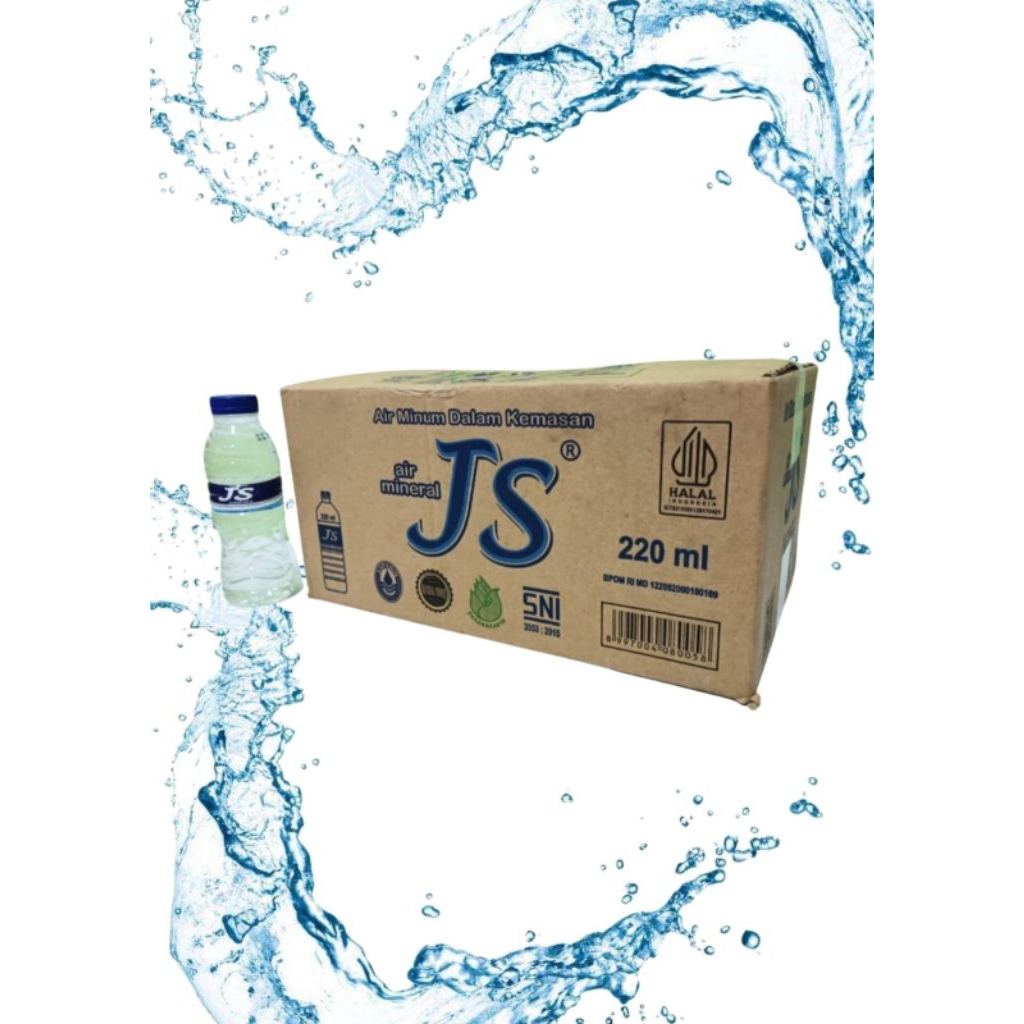 Jual JS Air Botol 220 ml ( 1 dos isi 24 botol ) | Shopee Indonesia