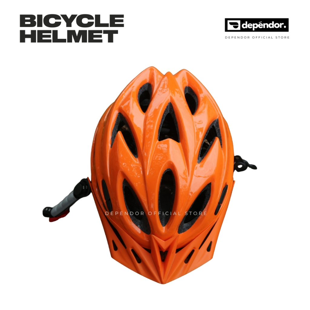 Jual Helm Sepeda - Warna Orange - Oren - Ringan - Sepeda Lipat - MTB ...