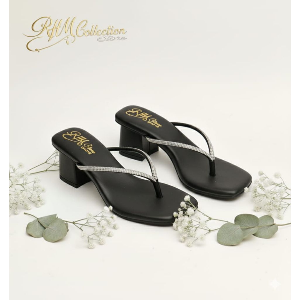 Jual sandal wanita heels elegan kondangan kuliah wisuda cocok untuk ...
