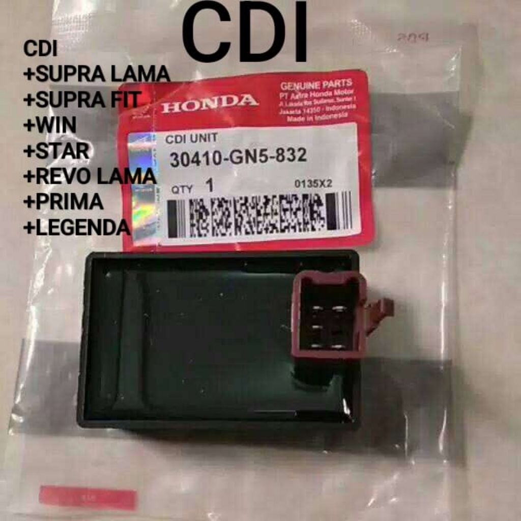 Jual cdi motor grand,cdi supra,legenda,prima,Revo kemasan ahm Honda ...