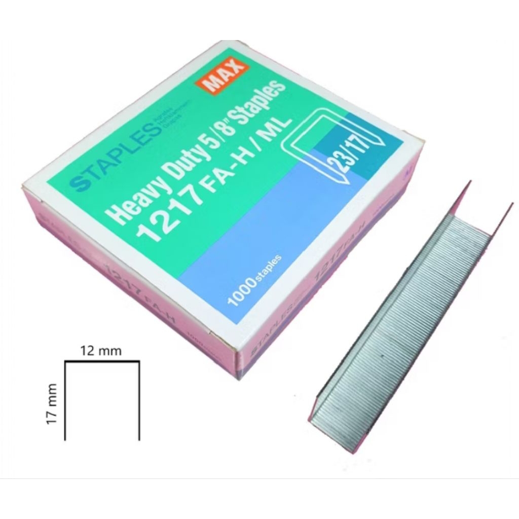 Jual Isi Staples Max No.1217 ( 1ktk ) | Shopee Indonesia
