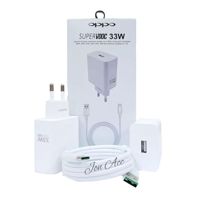 Jual Charger OPPO 33w/65w super VOOC Flash Charging fast charger Type C ...