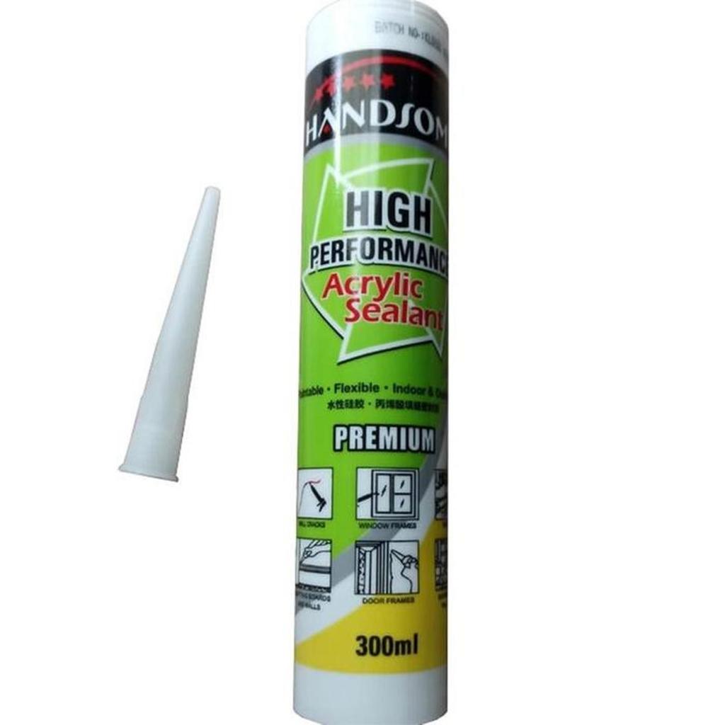 Jual Lem Acrylic HANDSOME Sealant Paintable Silicone Sealant 300ml ...