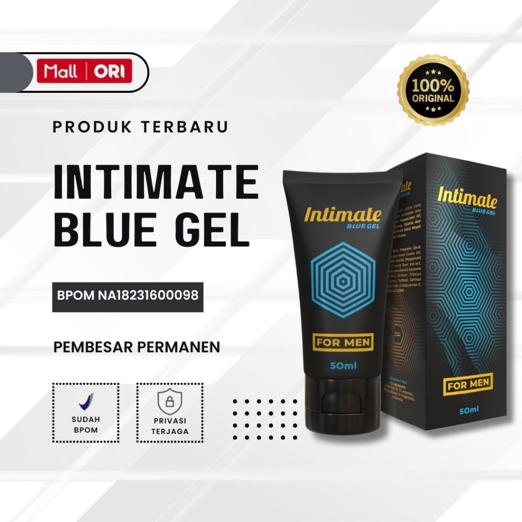 Jual Intimate Blue Gel Pembesar MR P Paling Ampuh Original BPOM 50 ML | Shopee Indonesia