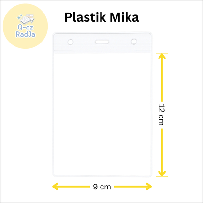 Jual Plastik Mika ID Card Name Tag Panitia 9 x 12 cm ^^ | Shopee Indonesia