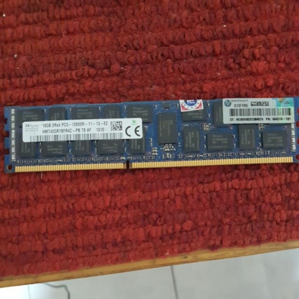 Jual RAM Server 16GB 12800R DDR3 ECC Registered | Shopee Indonesia