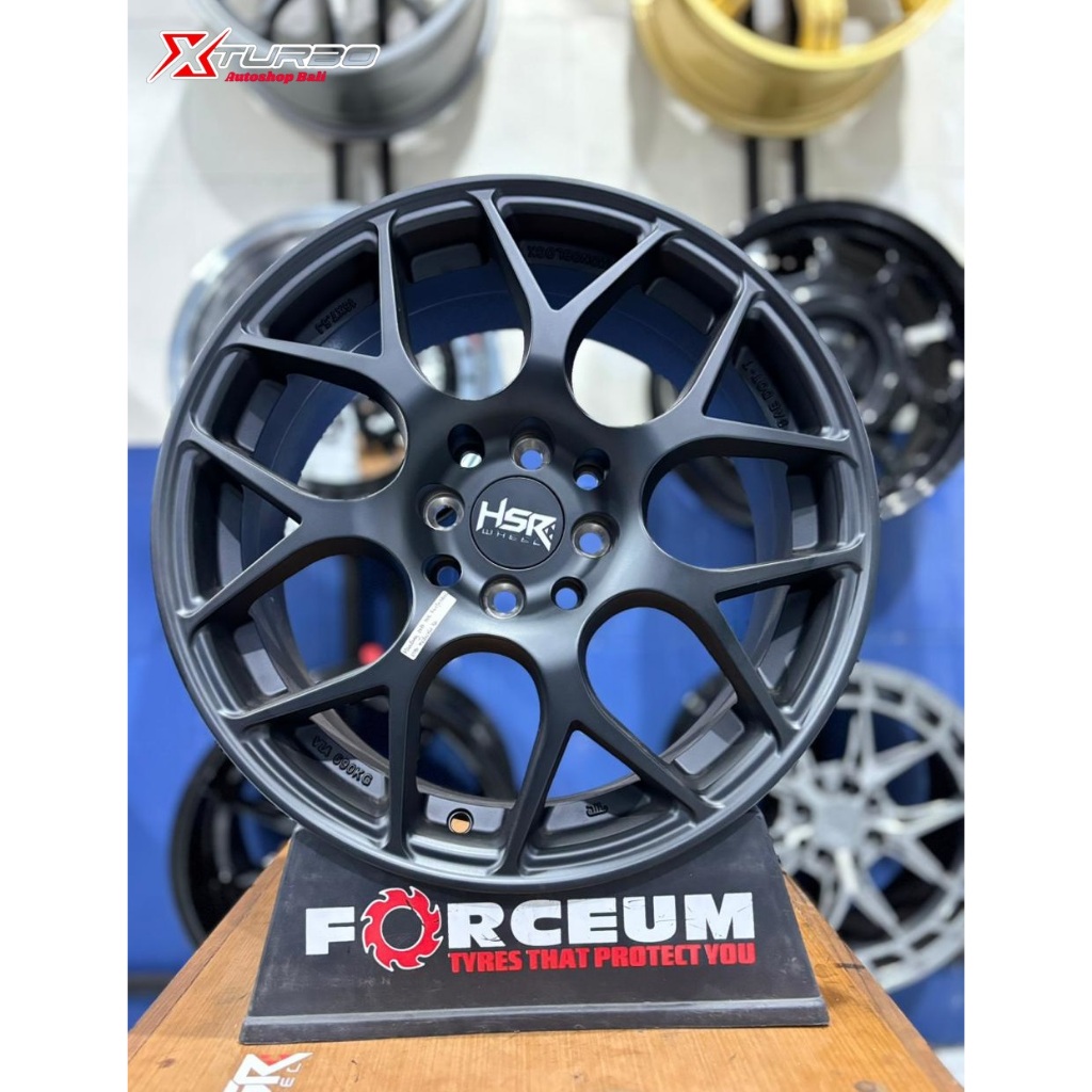 Jual Velg Mobil Racing R16 HSR MANDONG Baut Pcd 8X100-114,3 Warna HItam ...