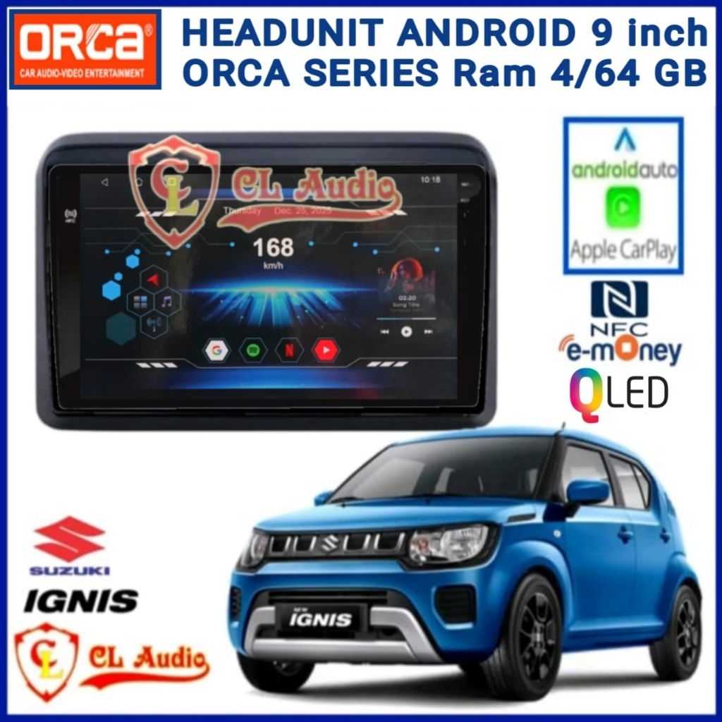 Jual Head Unit Android ORCA Eco Series Suzuki Ignis Ram 4/64GB | Shopee ...