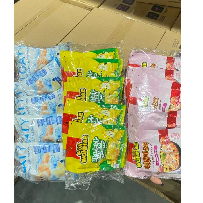 Jual Snack Floaty Dan Wonhae Varian (Creamy Rose Dan Banana Milk ...