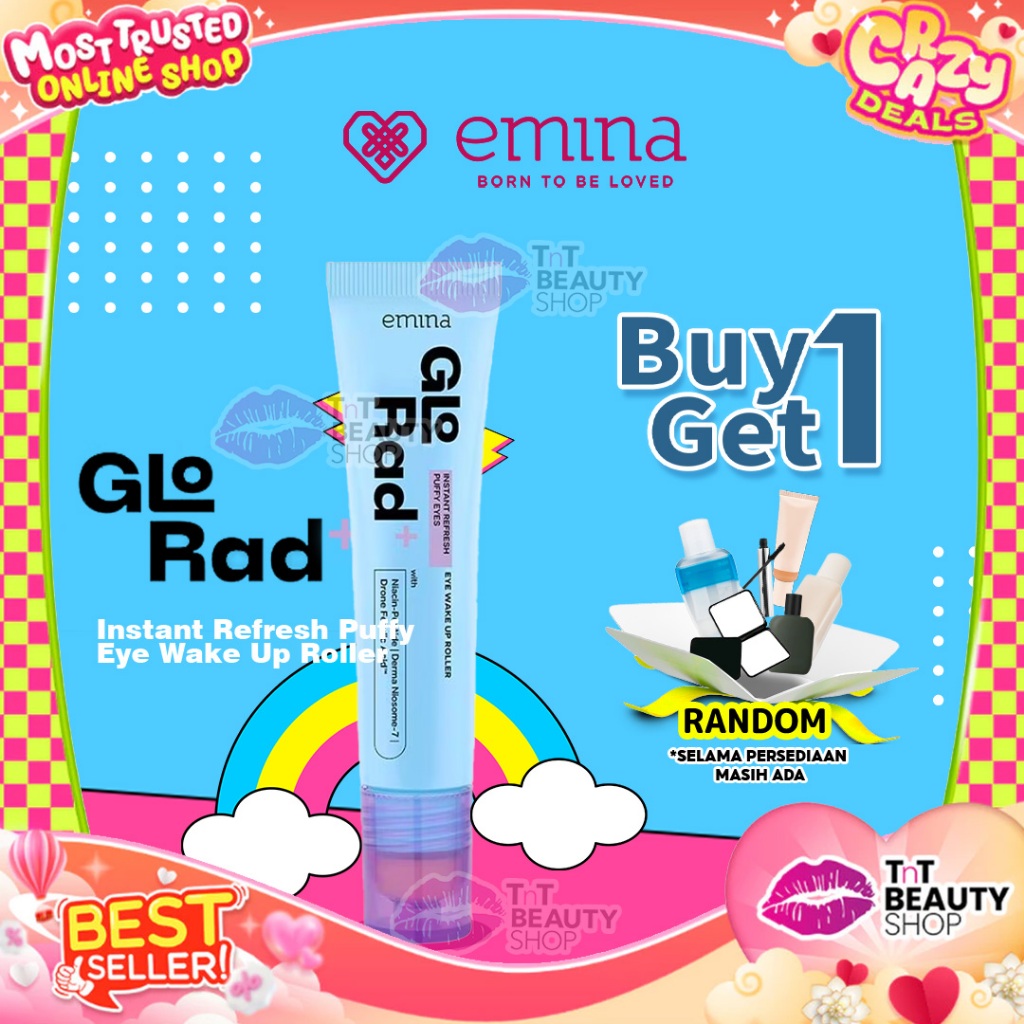 Jual Emina [GLORAD+ Ultra HD Glow Series] - Glo Rad+ Instant Refresh ...