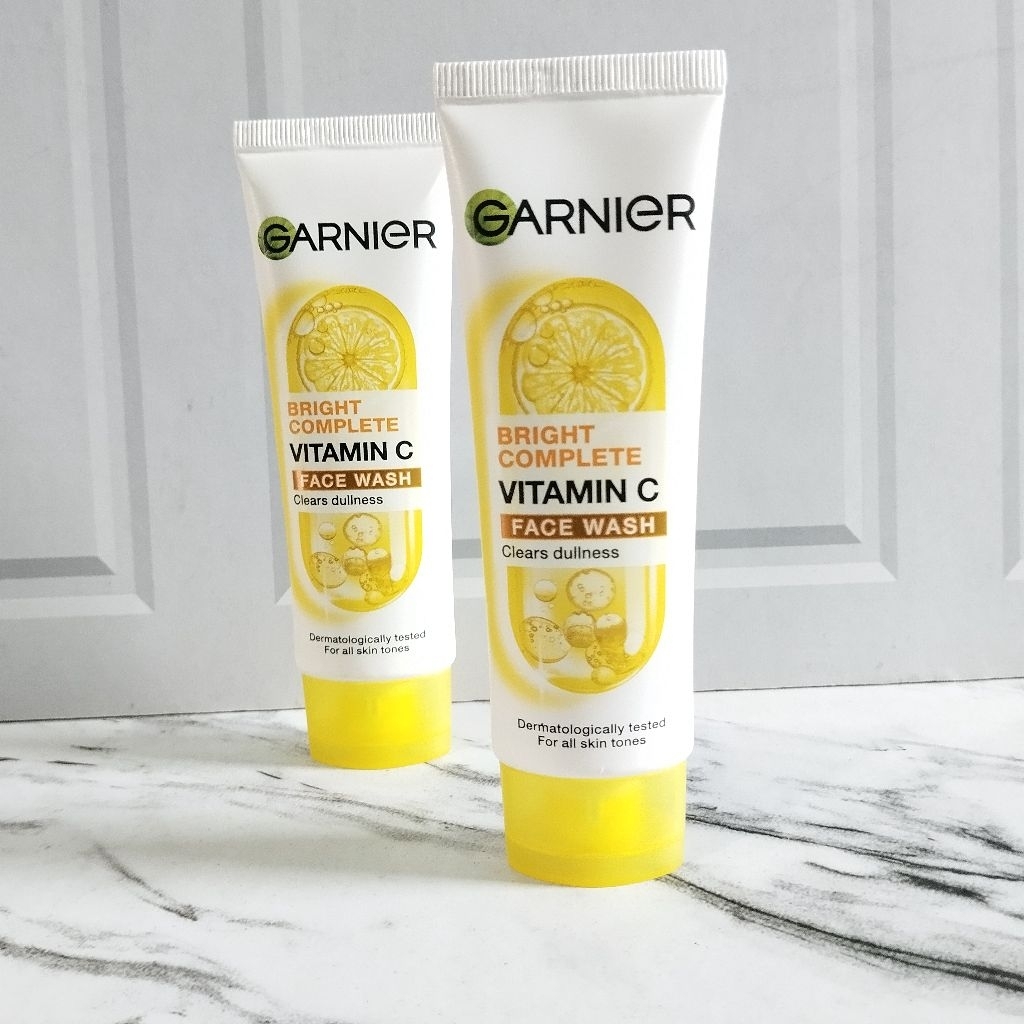 Jual Garnier Face Wash Bright Complete Vitamin C 50ml | Shopee Indonesia