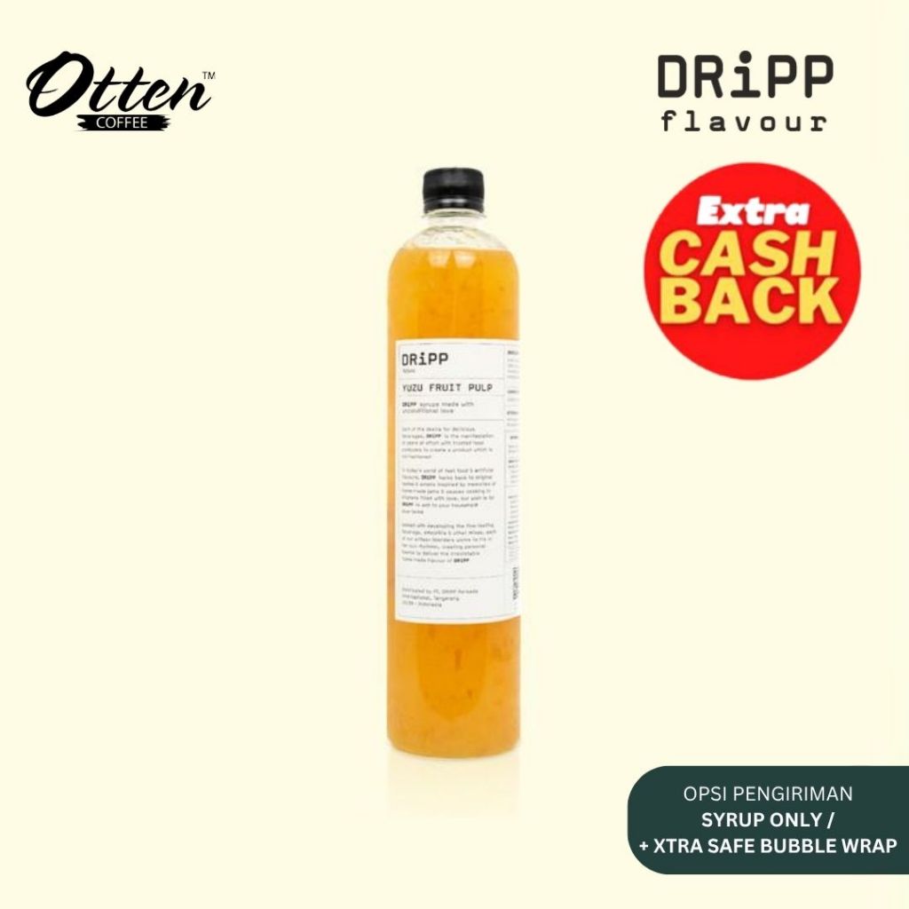Jual DRiPP Yuzu Fruit Pulp Syrup 760 ML - Sirup Minuman Rasa Yuzu cocok ...