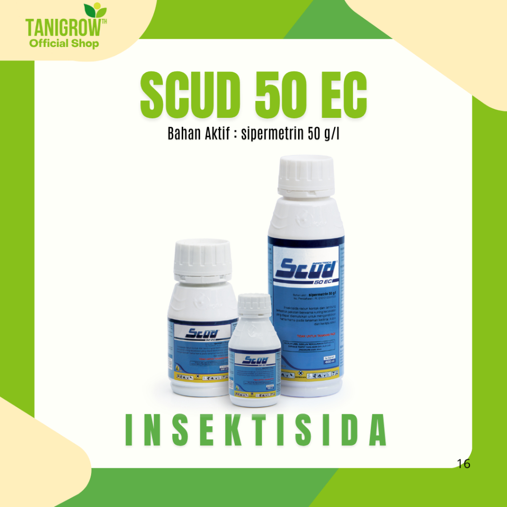Jual Scud 50 Ec Insektisida Efektif Membunuh Ulat 100 ML | Shopee Indonesia