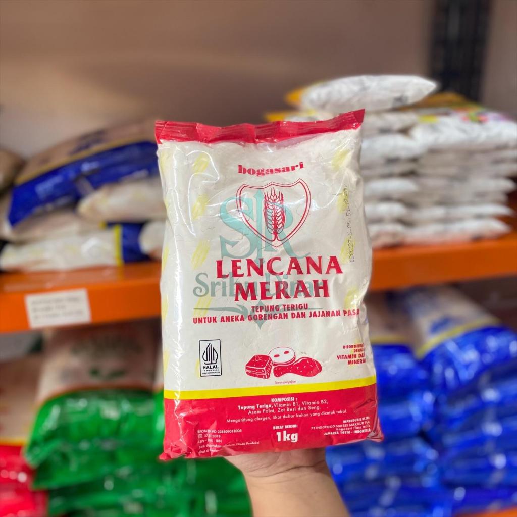 Jual TEPUNG LENCANA MERAH 1 KG / TEPUNG LENCANA MERAH 1KG | Shopee ...