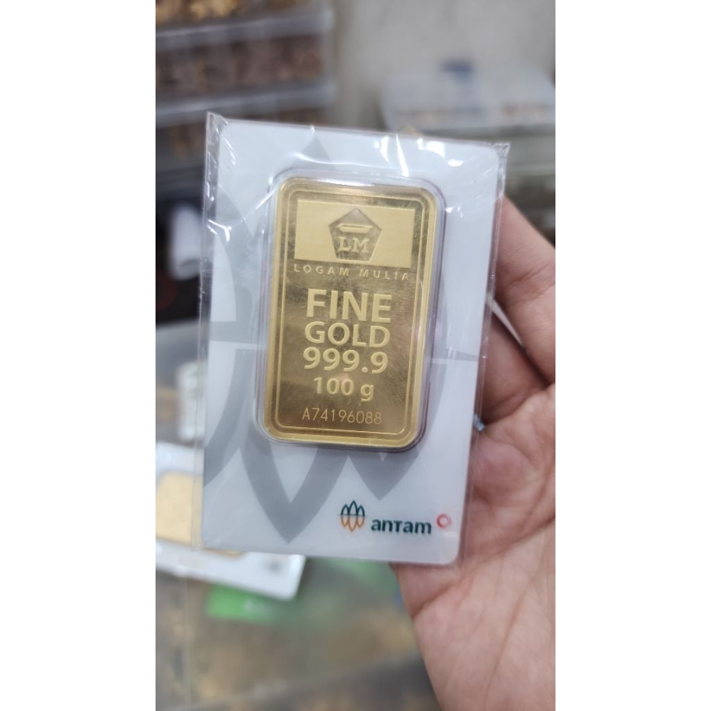 Jual EMAS ANTAM LOGAM MULIA 100GRAM | Shopee Indonesia