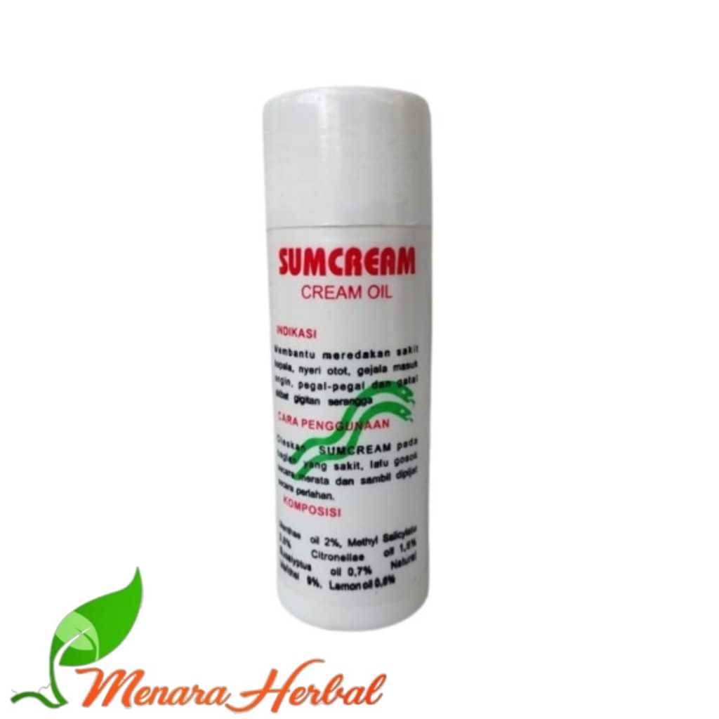 Jual SUMCREAM Cream Oil 120 ml ORIGINAL | Shopee Indonesia