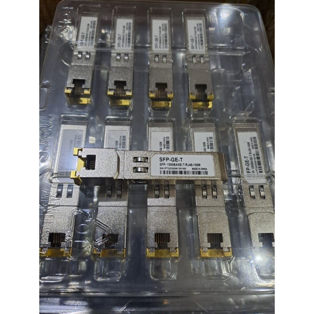 Jual SFP GE 1000BASE-T RJ45 Chipset Marvel Compatible Huawei ZTE Cisco ...