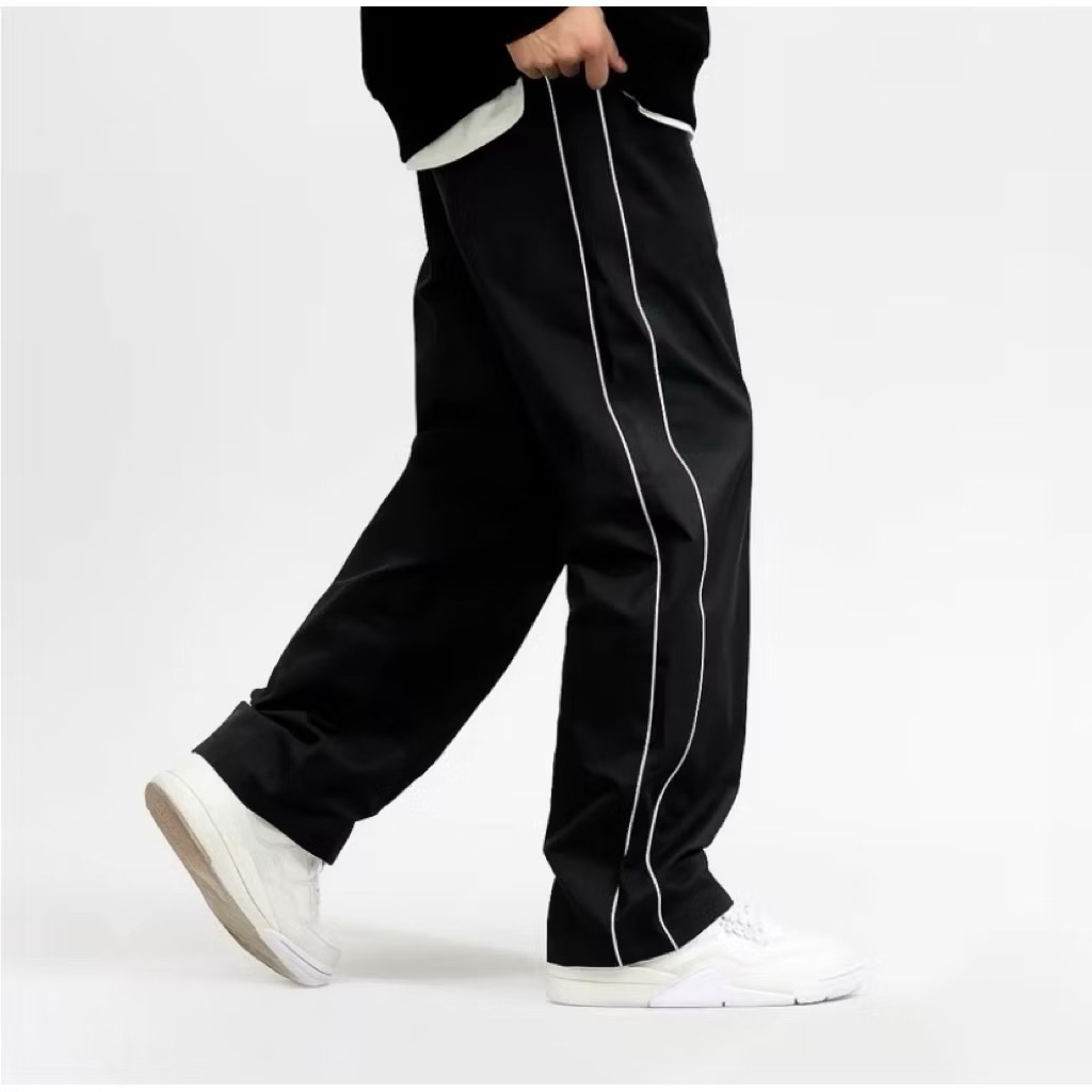 Jual Celana Panjang Training Hitam Training Harian Loose Fit Dewasa ...