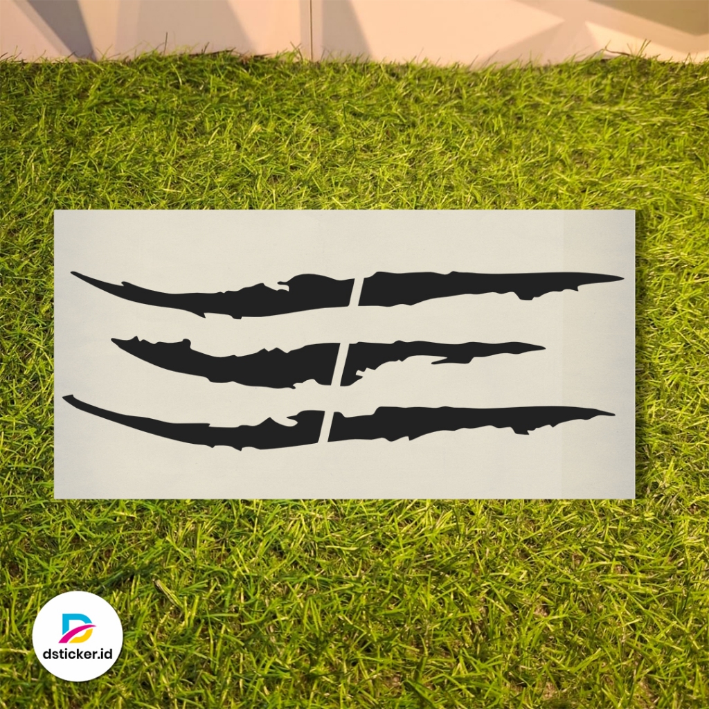 Jual Cutting Stiker Cakar Monster Racing | Sticker Tahan Air Keren ...
