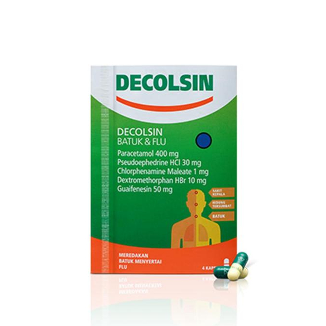 Jual Decolsin 4 Kapsul | Shopee Indonesia