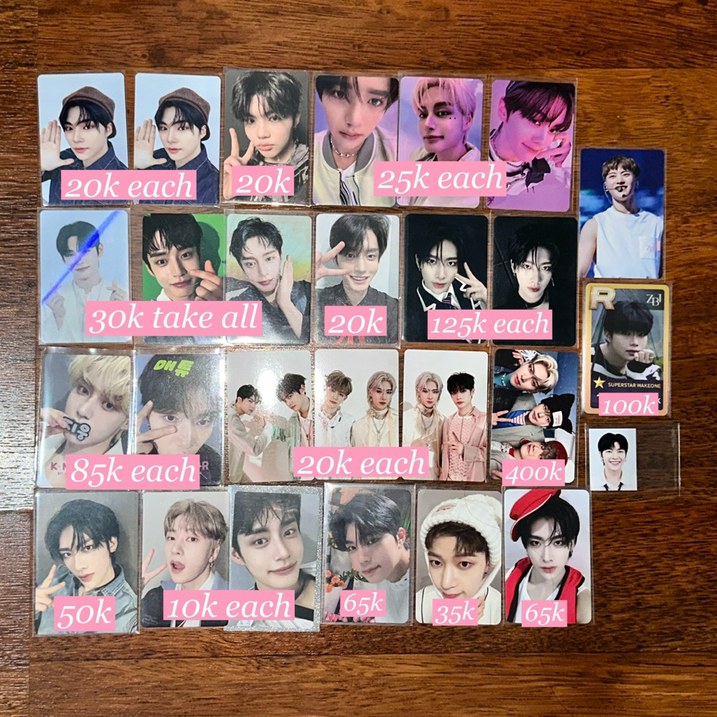 Jual pc photocard zb1 zerobaseone hanbin jiwoong zhanghao matthew ...