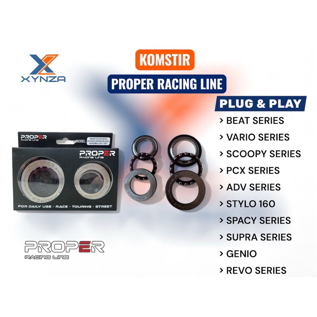 Jual BALL RACE KOMSTIR PROPER RACING LINE VARIO SERIES PCX SERIES ADV ...