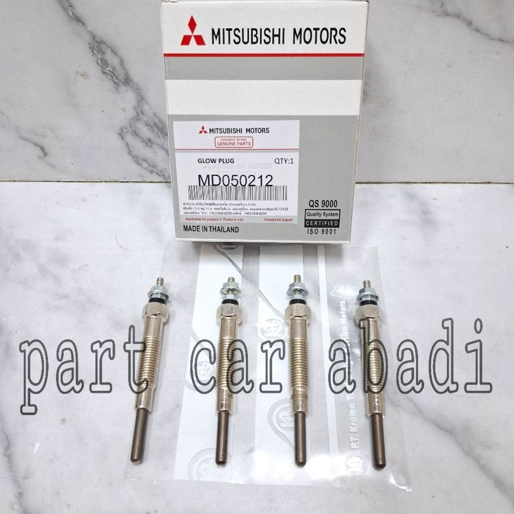 Jual Busi Pemanas Pijar Glow Plug Heater 1Set/4Pc Mitsubishi L300 L200 ...