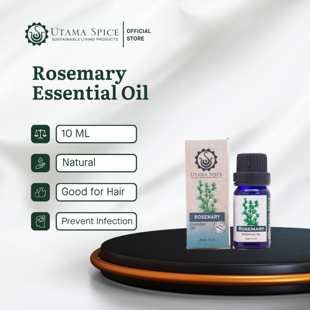 Jual Utama Spice Rosemary Essential Oil 10ml | Shopee Indonesia