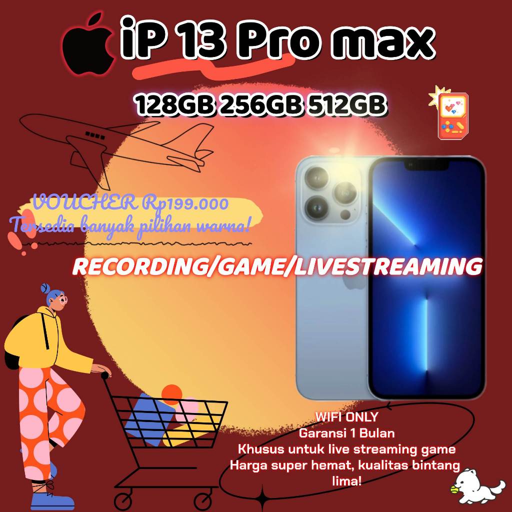 Jual Apple iPhone 13 Pro max Indonesia Ready Stock, iP13 Pro max 128 ...