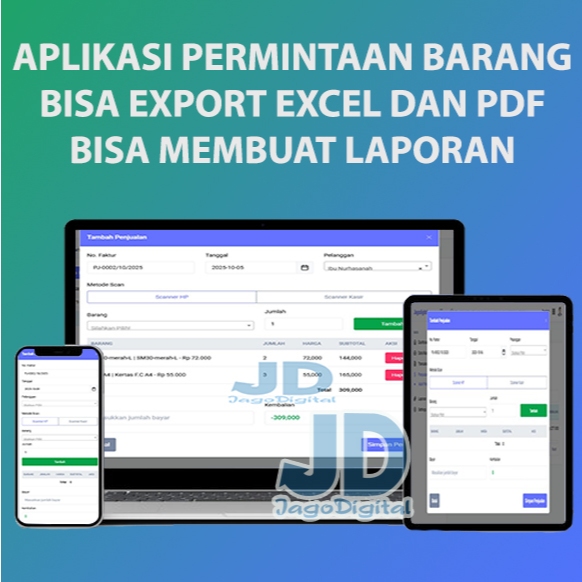 Jual Aplikasi Permintaan Barang & Inventaris Berbasis Web – Laporan ...