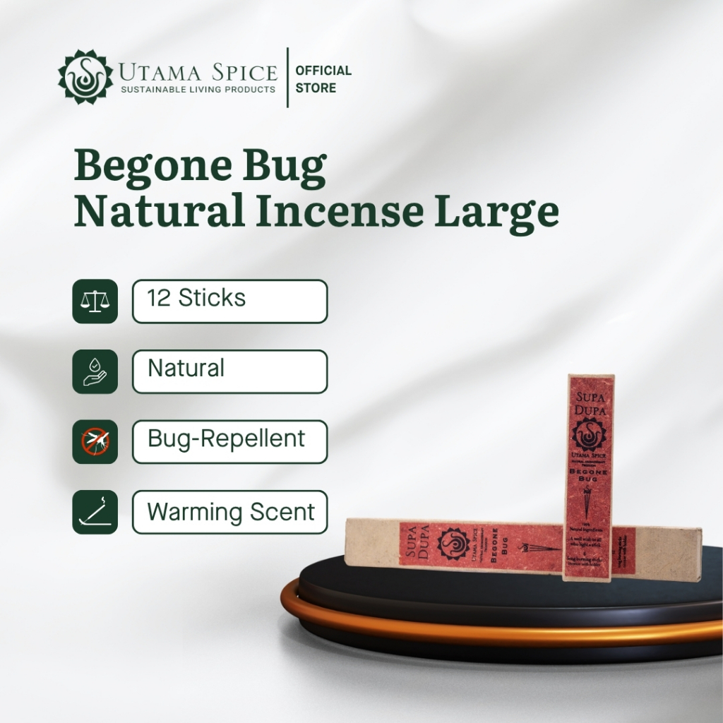 Jual Utama Spice Begone Bug 100% Natural Incense Large 12 sticks ...