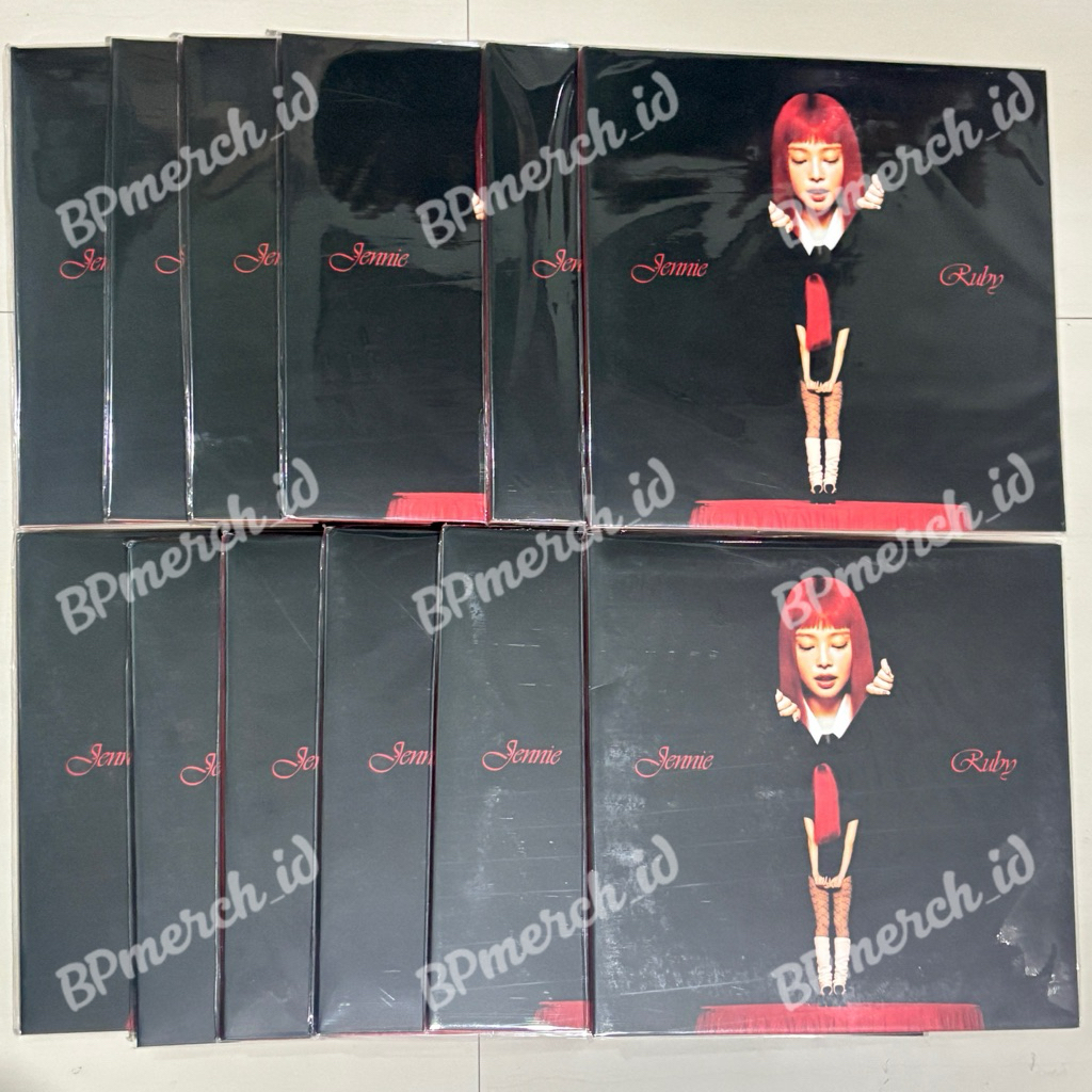 Jual JENNIE - The 1st Studio Album [Ruby] (Unsigned) (Color LP) | Shopee Indonesia