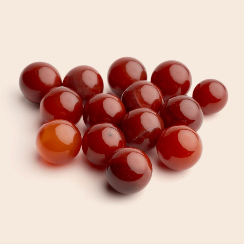 Jual CRYSTALMINE Carnelian Crystal Sphere / Batu Alam Kristal Natural ...