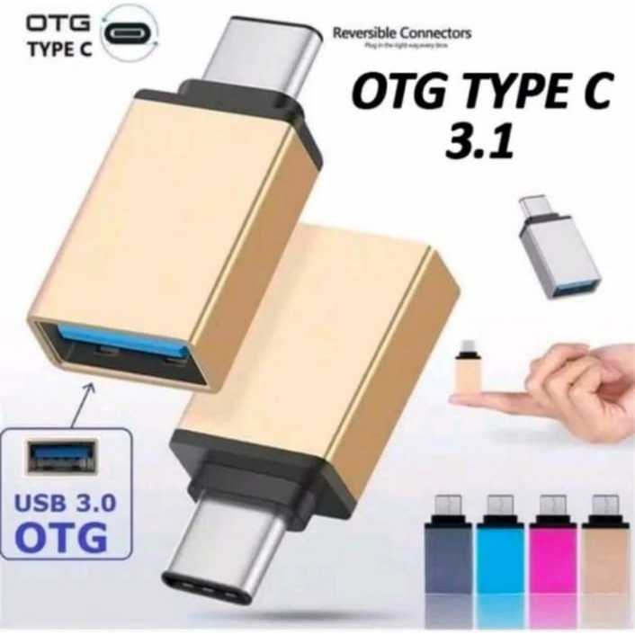 Jual OTG Type C body metal on the go adapter non kabel | Shopee Indonesia