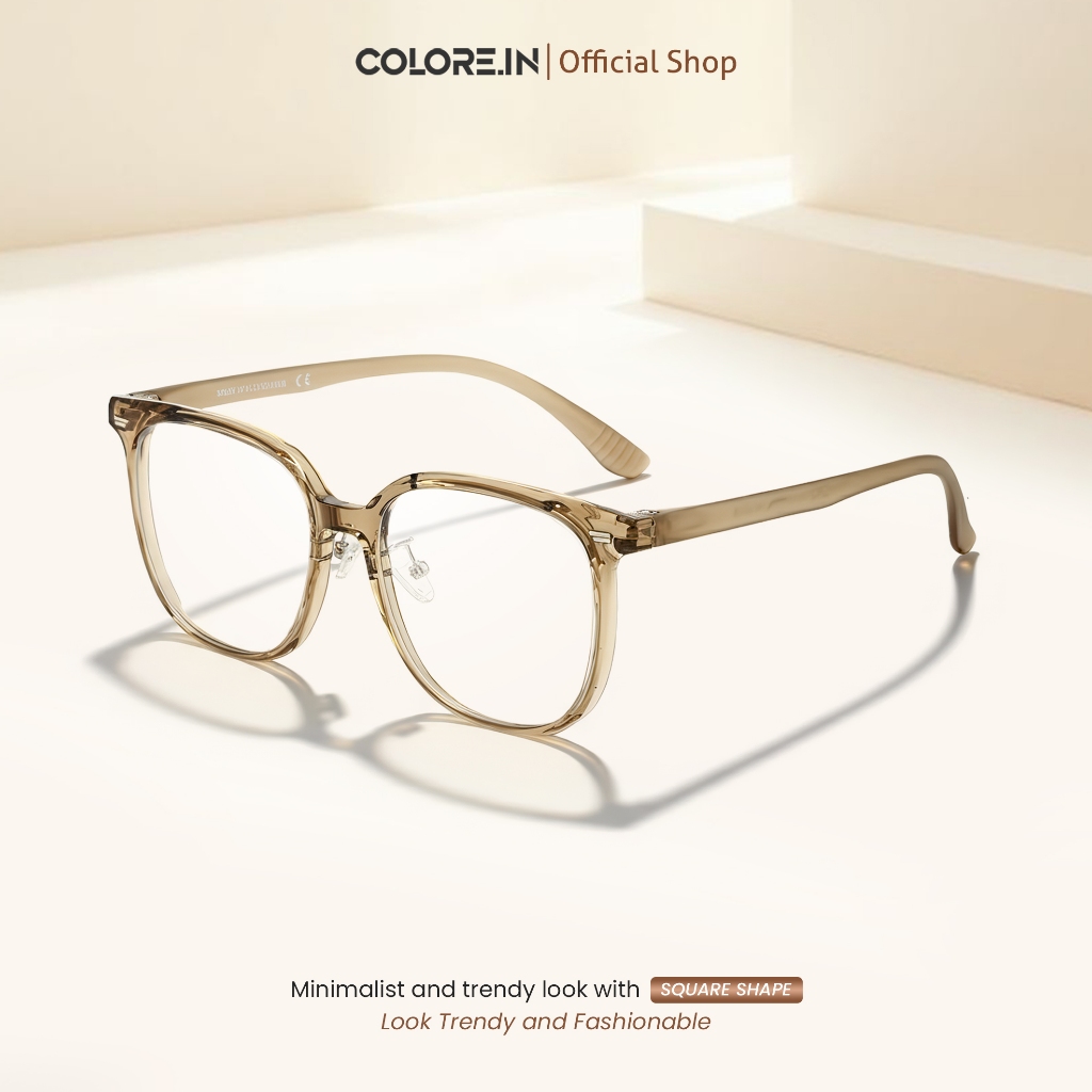 Jual Colore.in Kacamata Minus Fashion Bentuk kotak Bahan TR 90 Anti ...