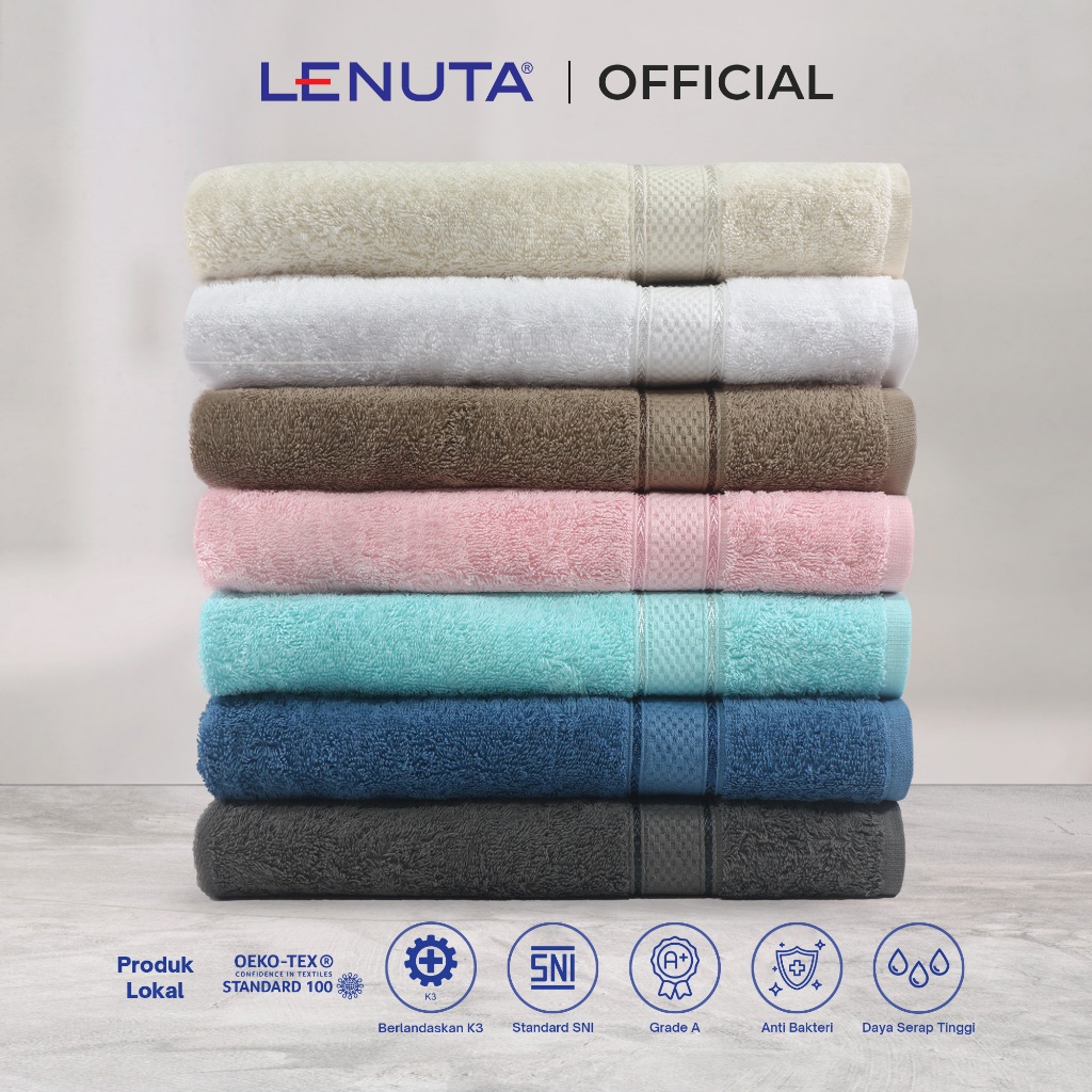 Jual Lenuta New Classic (Handuk Mandi / Bath Towel 68x140 cm) | Shopee ...