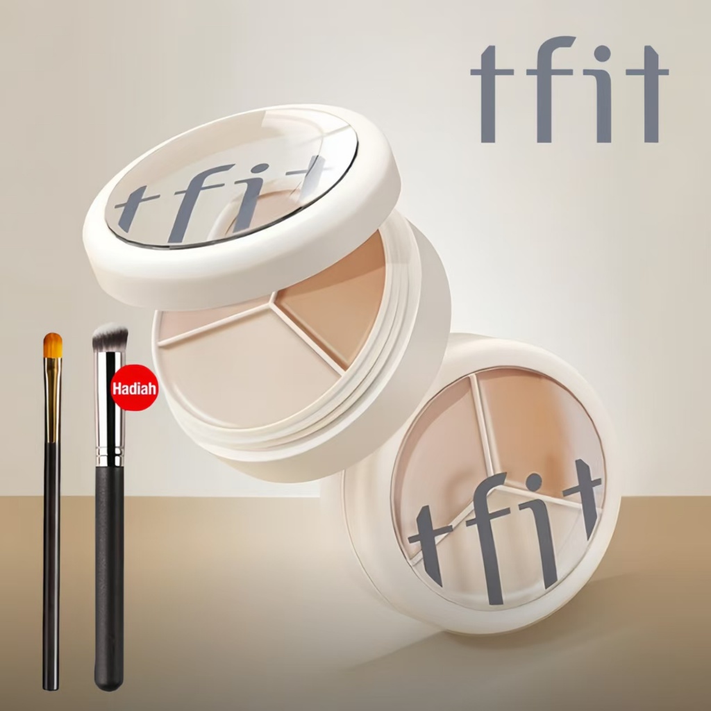 Jual TFIT 3 In 1 Concealer Palette 15g / TFIT Highlighter Correcting ...