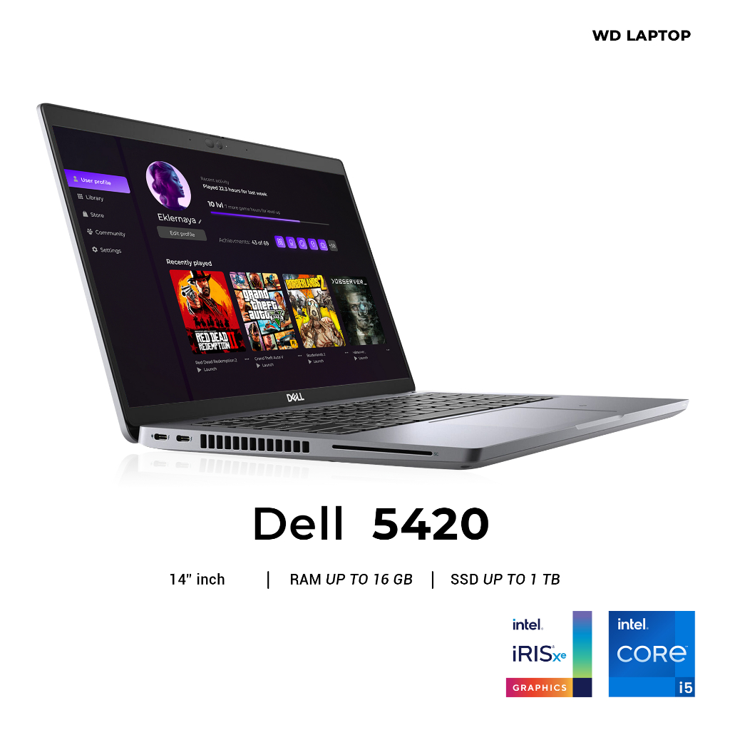 Jual Dell Latitude 5420 Touchscreen intel Core i5 Gen 11 RAM 32GB SSD ...