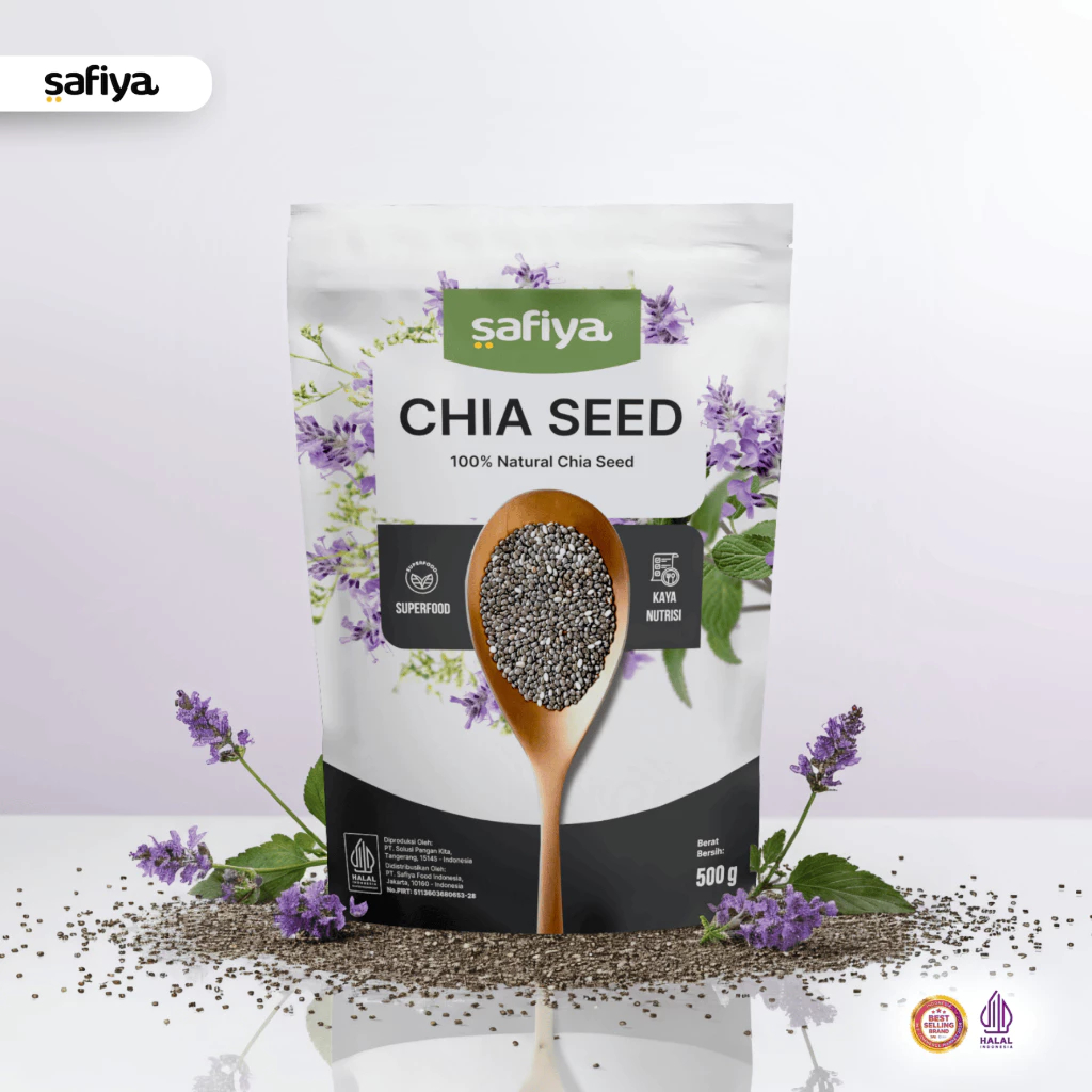 Jual Safiya Chiaseed Organik 250 & 500 Gram Chia Seed Premium Alami ...