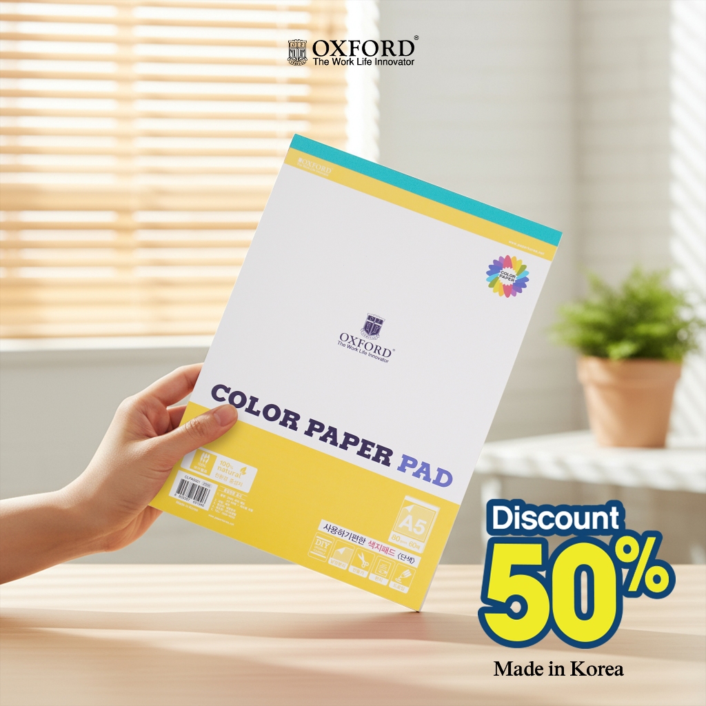 Jual Oxford Color Paper Pad/Flipover Pad Edition Ukuran A5 Isi 60 ...