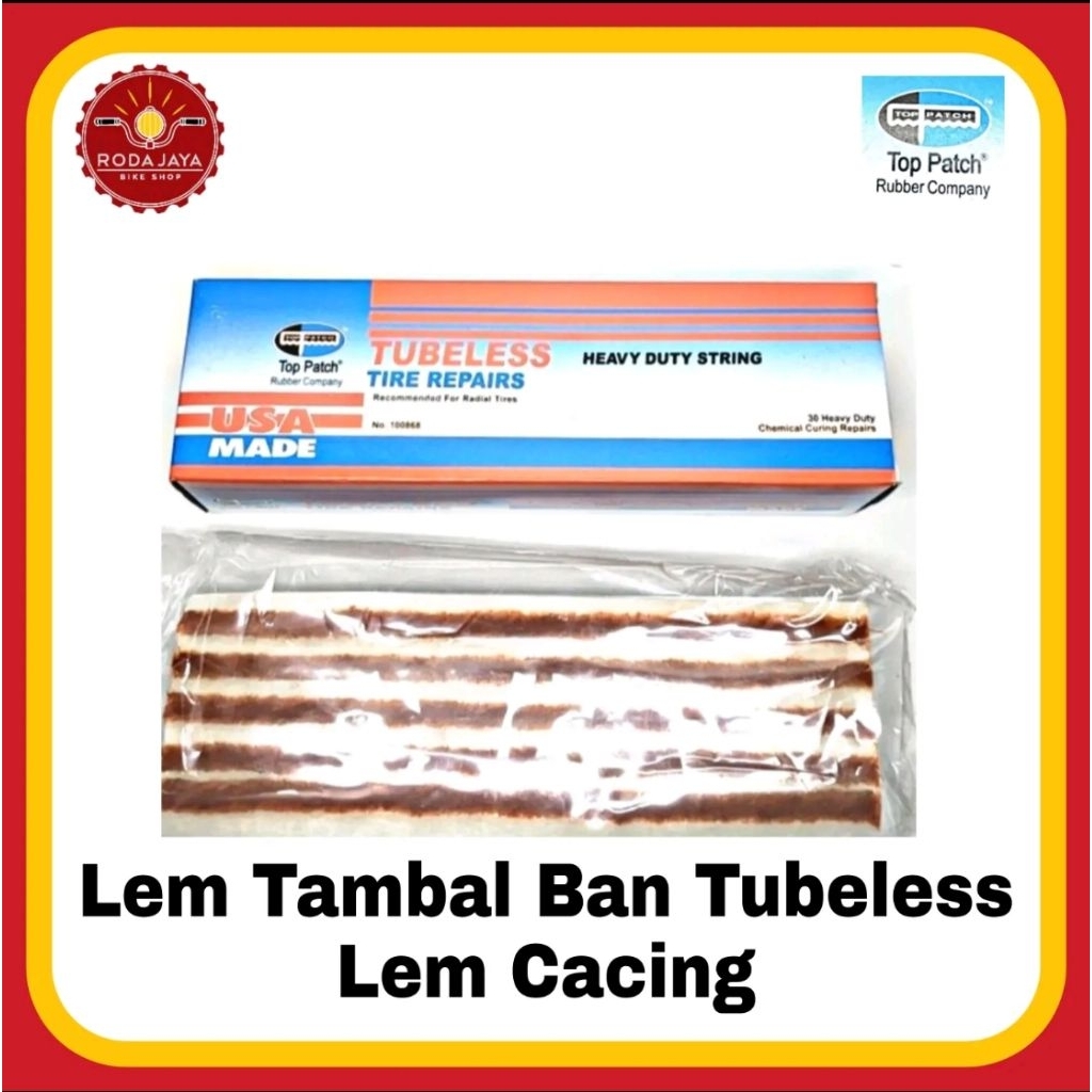 Jual Karet atau Lem Tambal Ban Lem Cacing Tubeless Tire Repairs Merk ...