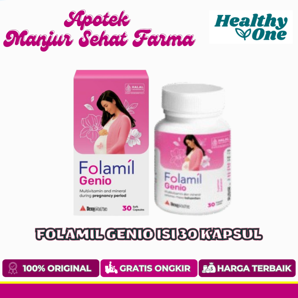 Jual FOLAMIL GENIO ISI 30 CAPSUL | Shopee Indonesia