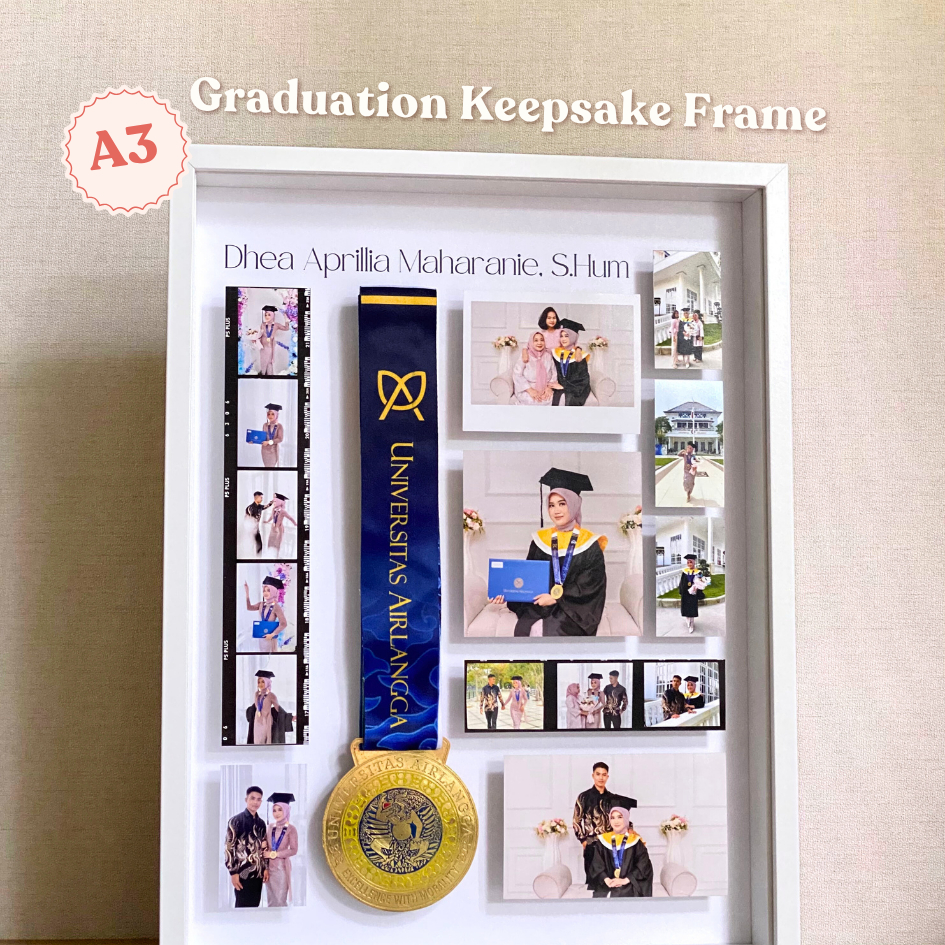 Jual [Graduation Keepsake Frame] Custom Frame Kenang-kenangan Wisuda ...