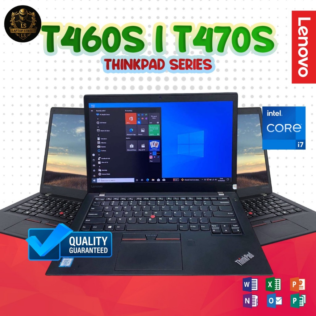 Jual Lenovo Thinkpad T470S T460S Slim Intel I7 / I5 RAM 8GB 512GB 14 ...