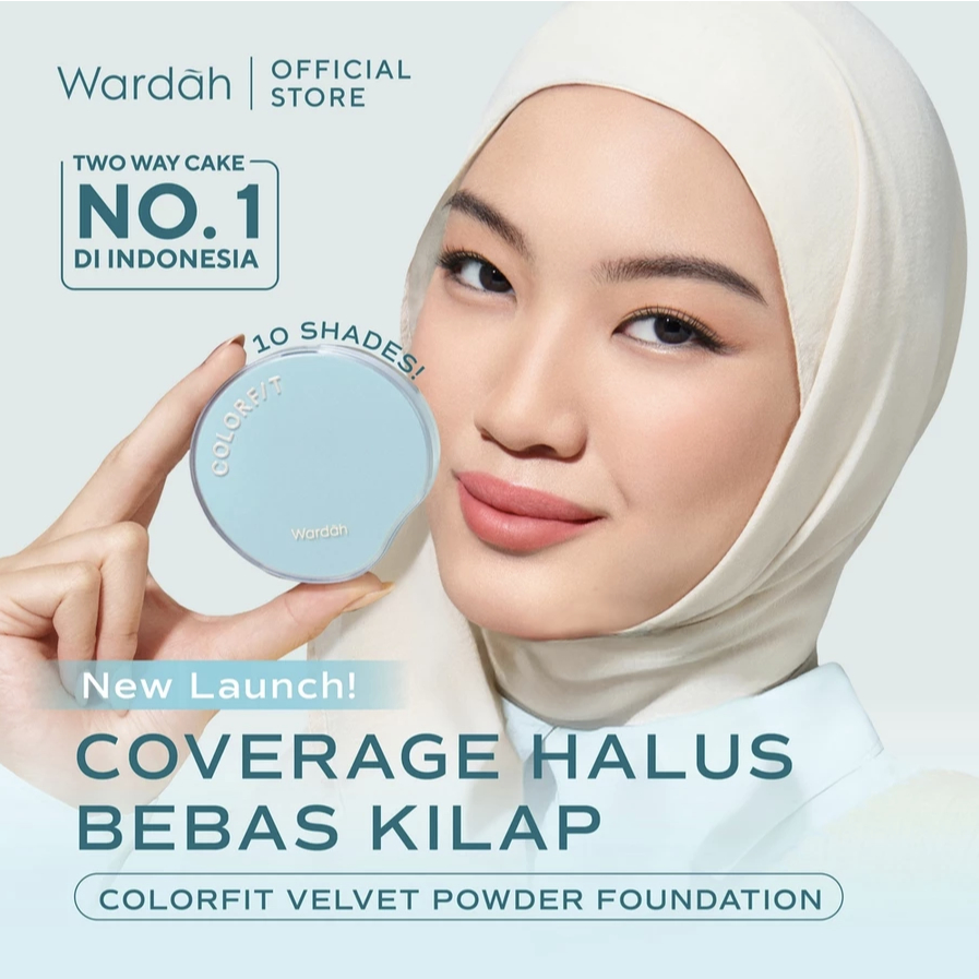 Jual Wardah Colorfit Velvet Powder Foundation SPF 20 - 11 gram (Kemasan ...