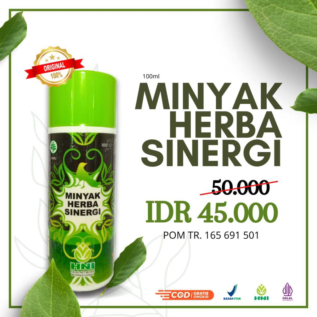 Jual Minyak Herbal Sinergi ORI - Minyak Herbal Sinergi asli - Minyak ...