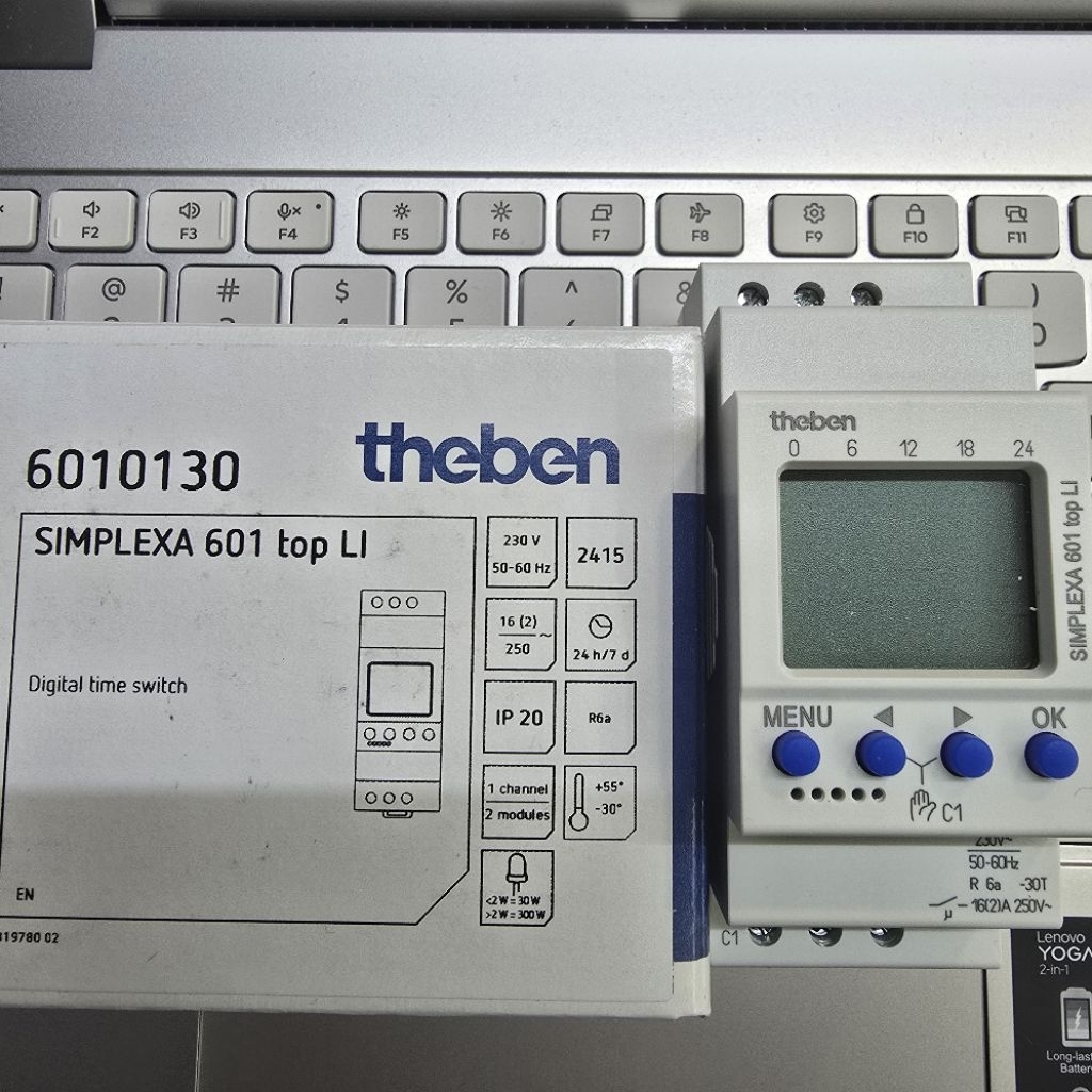 Jual TIMER THEBEN DIGITAL SIMPLEXA 601 top LI TIME SWITCH THEBEN Made ...