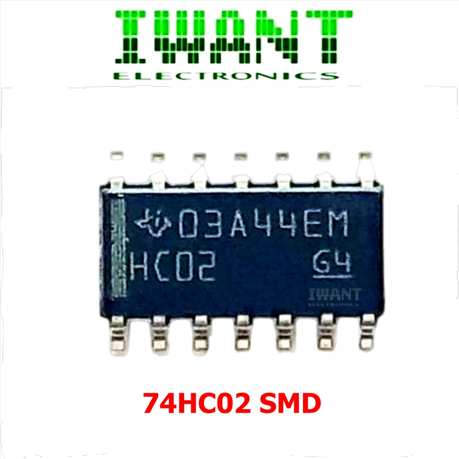 Jual 74HC02 SMD IC 74HC02D SMD ORIGINAL SN74HC02 HC02 7402 HC02D ...