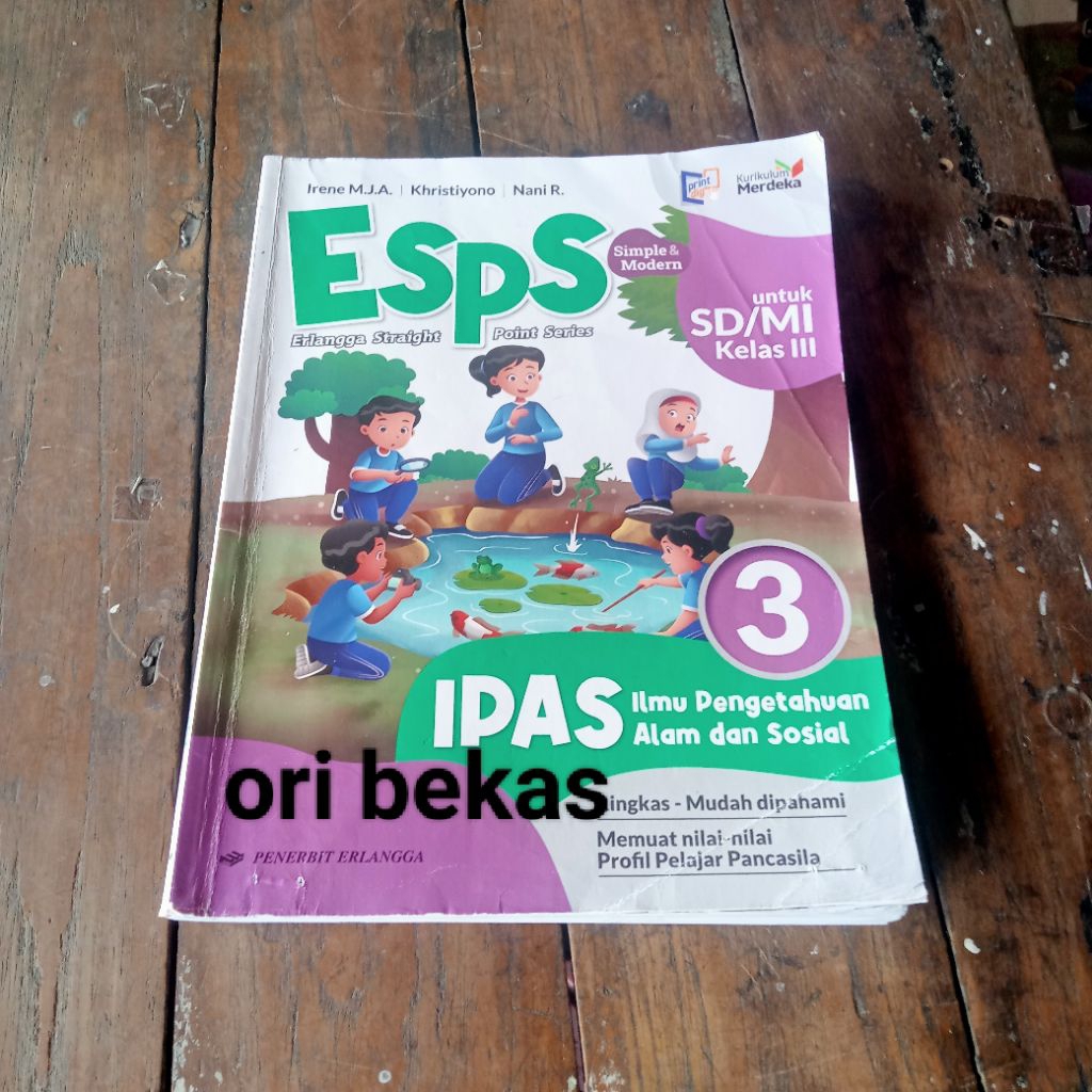 Jual Buku ESPS IPAS Ilmu Pengetahuan Alam dan Sosial Kurikulum MERDEKA ...