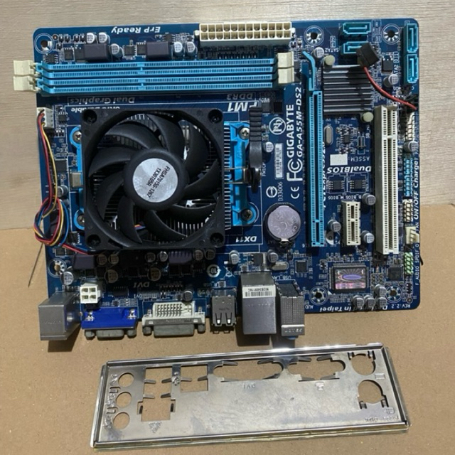 Jual Motherboard mobo Amd Gigabyte FM 1 Prosesor AMD A6 3500 | Shopee ...